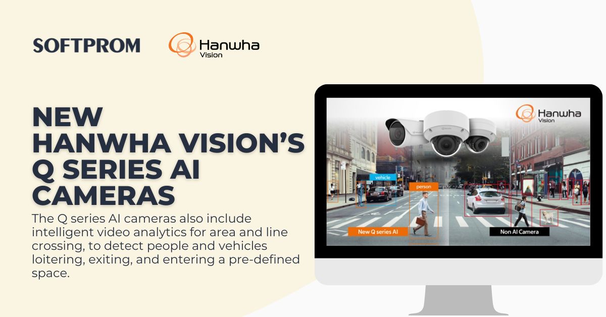 Hanwha Vision Upgraded Q series Cameras with AI Features